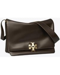 Tory Burch Large Charlie Shoulder Bag in Black | Lyst UK
