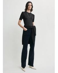 TOTEME Straight Cord Trousers in Blue | Lyst UK