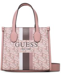 Pink Guess Bags for Women | Lyst