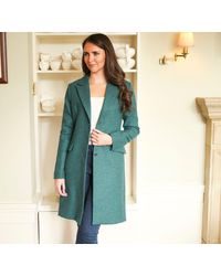 Teal Coats for Women | Lyst