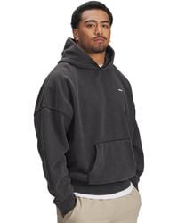 Under Armour Ua Icon Heavyweight Fleece Wash Oversized Hoodie in ...