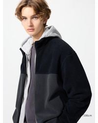 Uniqlo Oversized Colour Denim Jacket in Black for Men | Lyst UK