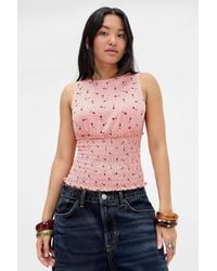 Kimchi Blue Dreams Micro Tank Top in Black | Lyst UK