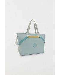 Kipling Kelsie 17" Nylon Laptop Tote Bag in Black | Lyst