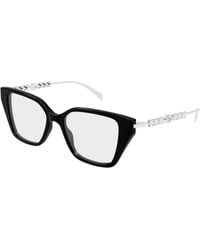 Gucci Gg1589O 002 Optical Frames Acetate Transparent Cat Eye in Black ...