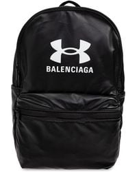 Balenciaga Wheel Logo Nylon Backpack in Black for Men | Lyst Balenciaga Wheel Logo Nylon Backpack in Black for Men | Lyst