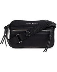 Emporio Armani Monogram Tote Bag in Brown for Men | Lyst UK