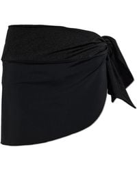 Balmain Short Pareo in Black | Lyst UK