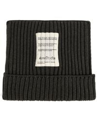 Acne Studios Logo Cap in Pink | Lyst UK