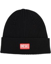 DIESEL Caps in Black | Lyst