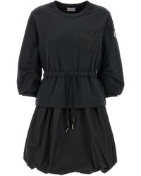 Moncler Dress in White | Lyst UK