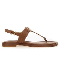 Michael Kors Bianca Chain Sandals in White | Lyst UK