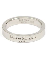 Maison Margiela Logo Ring in Natural for Men | Lyst UK