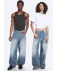 Weekday Astro Mid Waist Loose Baggy Jeans in Schwarz für Herren | Lyst DE