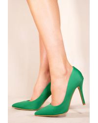 Green Pump shoes for Women | Lyst