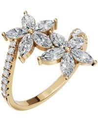 Aya Fine Jewelry Fourteen Kt Eternal Oval Elegance Ring in Metallic ...