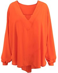 Neon Orange Tops for Women | Lyst