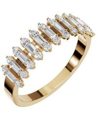 Aya Fine Jewelry Fourteen Kt Eternal Oval Elegance Ring in Metallic ...