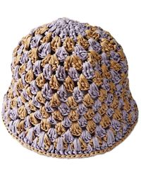 Springmoonatelier Luxury Handmade Raffia Crochet Bucket Hat – Premium ...