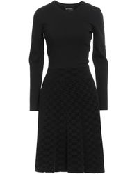 Emporio Armani Midi Dresses in Grey | Lyst UK