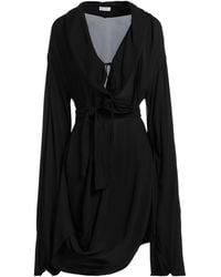 Acne Studios Mini Faltenrock in Schwarz | Lyst DE