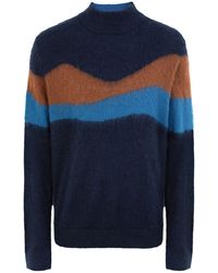 PS by Paul Smith Wool Speckle Turtleneck In Brown for Men - Lyst