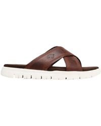 Timberland Leather sandals for Men - Up to 25% off at Lyst.com