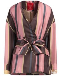 Co.Go Silk Blouse in Green | Lyst