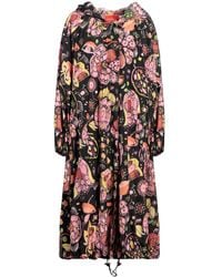 Ulla Johnson Devon Cape-Detail Trench Coat in Orange | Lyst UK