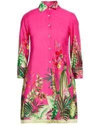 MISS BASTONCINO Mini Dresses in White | Lyst UK