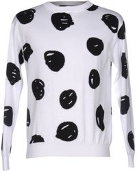 Jeremy Scott 'Madball' Knit Sweater in Yellow & Orange (Yellow) for Men ...