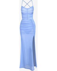 Blue Backless Dress for Women - Up to 82% off | Lyst