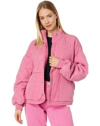 Bubblegum Pink Jackets for Women | Lyst
