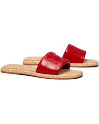Tory Burch Double T Sport Slide for Women - Up to 50% off | Lyst