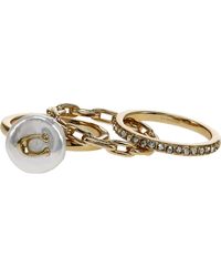 COACH Rings for Women - Up to 65% off at Lyst.com