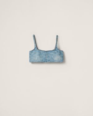 Miu Miu Bandeau Tops for Women | Lyst