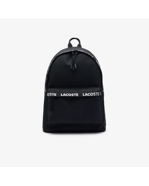 Black Lacoste Backpacks for Men | Lyst