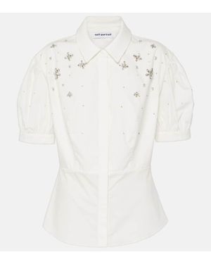 Self-Portrait Embroidered Tops for Women | Lyst