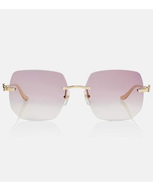Pink Cartier Sunglasses for Women | Lyst