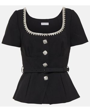Self-Portrait Embellished Tops for Women | Lyst