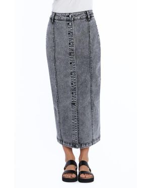 Gray Wash Lab Denim Skirts for Women | Lyst