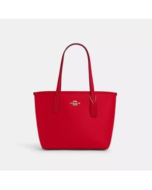 Red COACH Tote bags for Women | Lyst