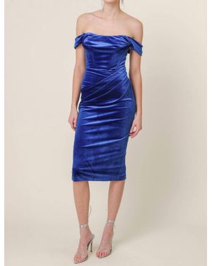 Line & Dot Velvet Dresses for Women | Lyst