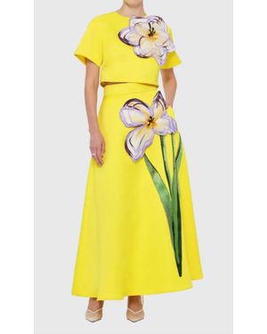 Yellow LEO LIN Skirts for Women | Lyst