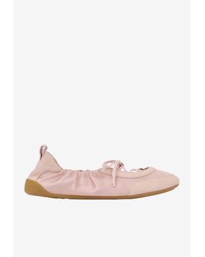 Pink Ballet flats and ballerina shoes for Women | Lyst