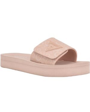 Guess Flat sandals for Women | Online Sale up to 50% off | Lyst