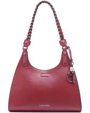 Red Calvin Klein Satchel bags and purses for Women | Lyst