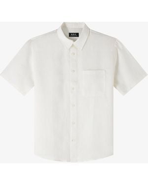 A.P.C. Short Sleeve Shirts for Men | Lyst