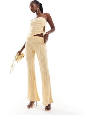 Metallic ASOS Pants for Women | Lyst