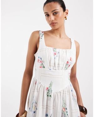 Designer-Vero Moda Weißes Kleid Mit Stickereien für Damen - Bis 30% ...